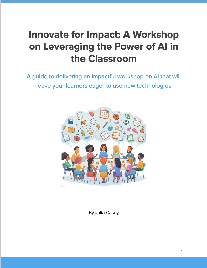 Innovate For Impact A Workshop On Leveraging The Power Of Ai In The Classroom What Is
