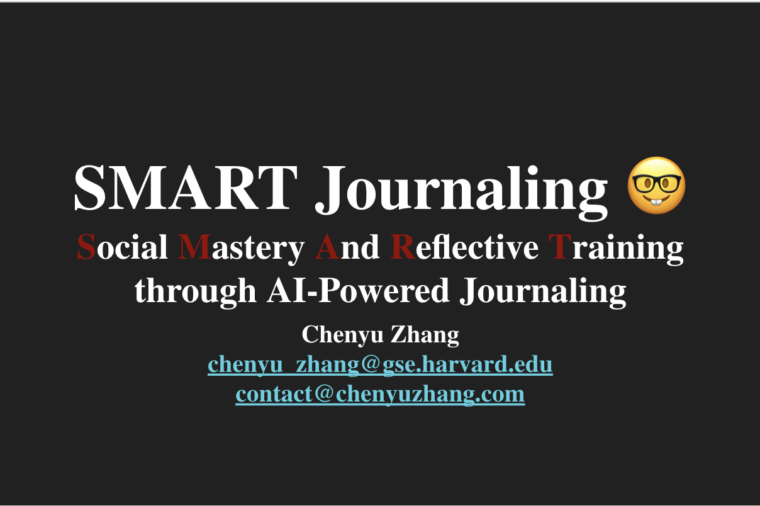 SMART Journaling: Social Mastery And Reflective Training through AI ...